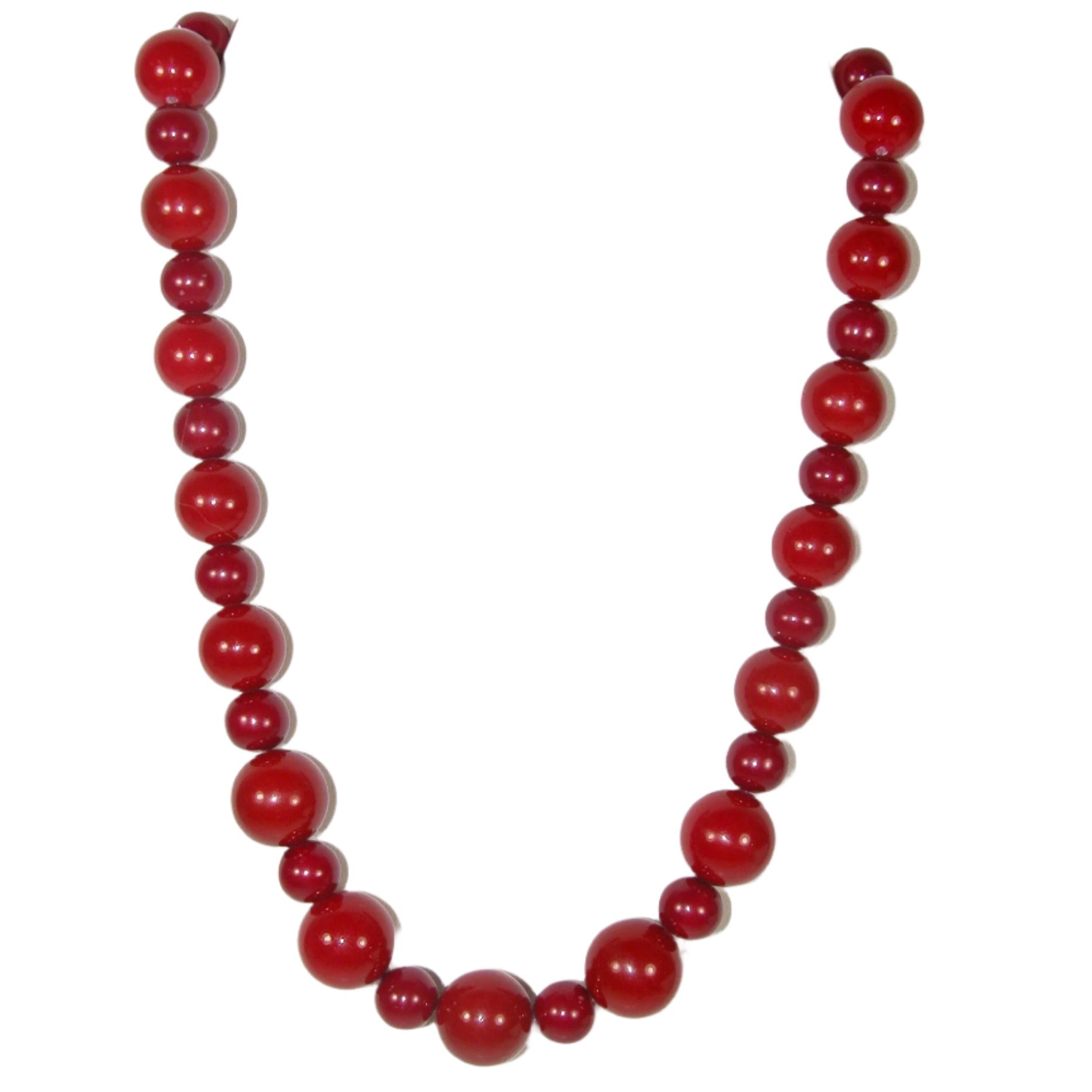 Red Coral Beaded Necklace – Amy Kahn Russell Online