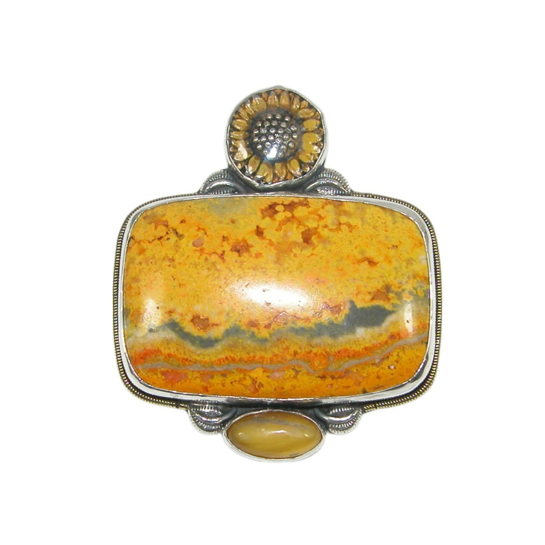 32955 Daisy Floral Sterling Silver Pin and Pendant – Amy Kahn Russell ...